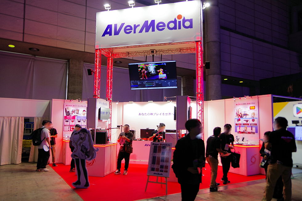 「AVerMedia」ブース：日経クロストレンド