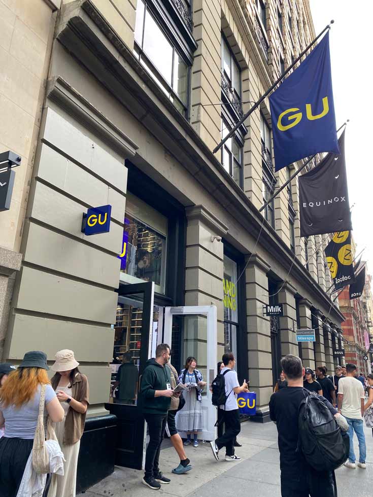 GU、初の海外旗艦店をNYに開設 柚木社長が語った勝算：日経クロストレンド